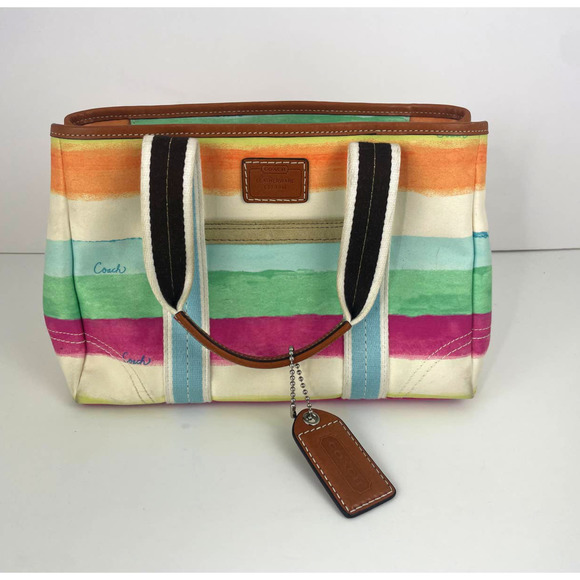 Coach | Bags | Coach Multi Color Great Summer Bag | Poshmark
